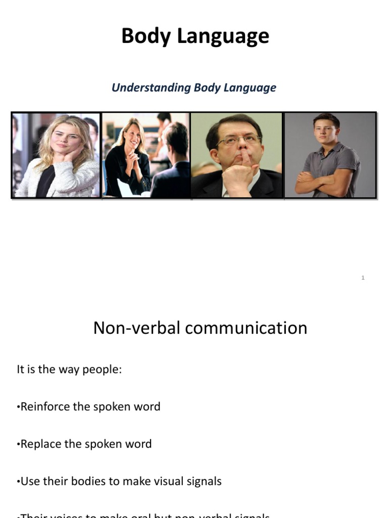 Understanding 55% of Communication: A Guide to Body Language & Non ...