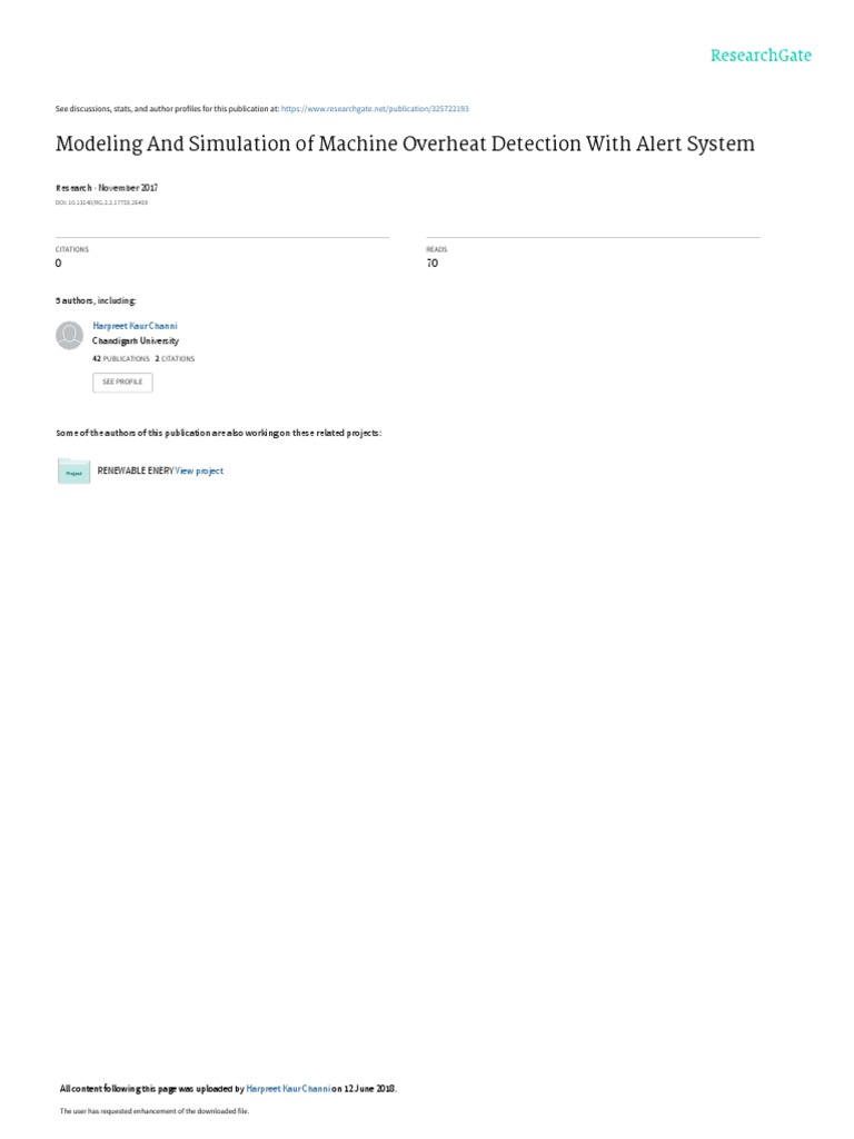9.microcontroller Based Overheat Detector | PDF | Diode | Semiconductors