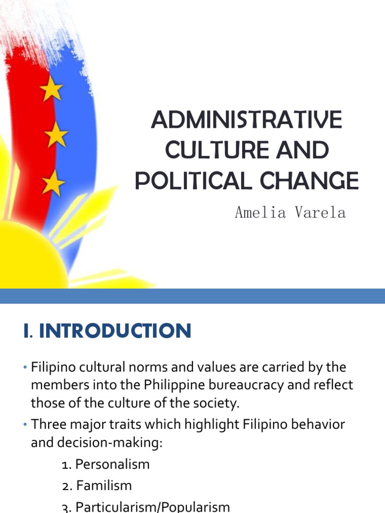Filipino Cultural Norms Shape Administrative Bureaucracy | PDF | Civil ...