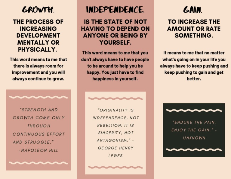 Growth | PDF | Self-Improvement
