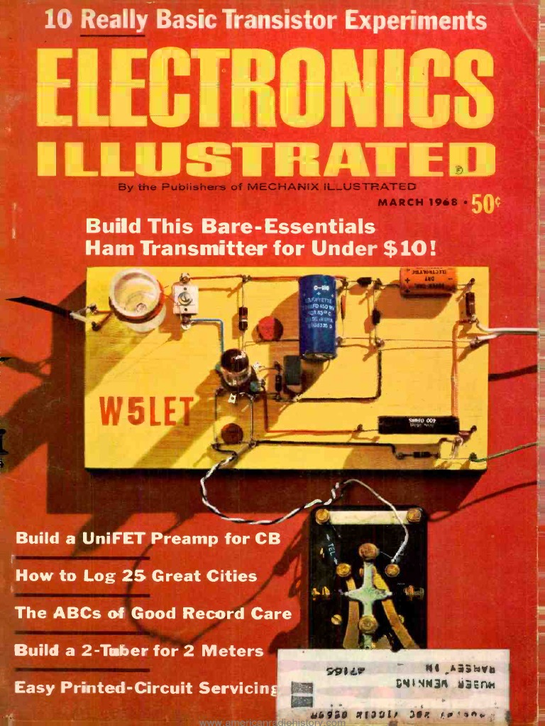 Electronics Illustrated 1968 03 | PDF | Vacuum Tube | Radio