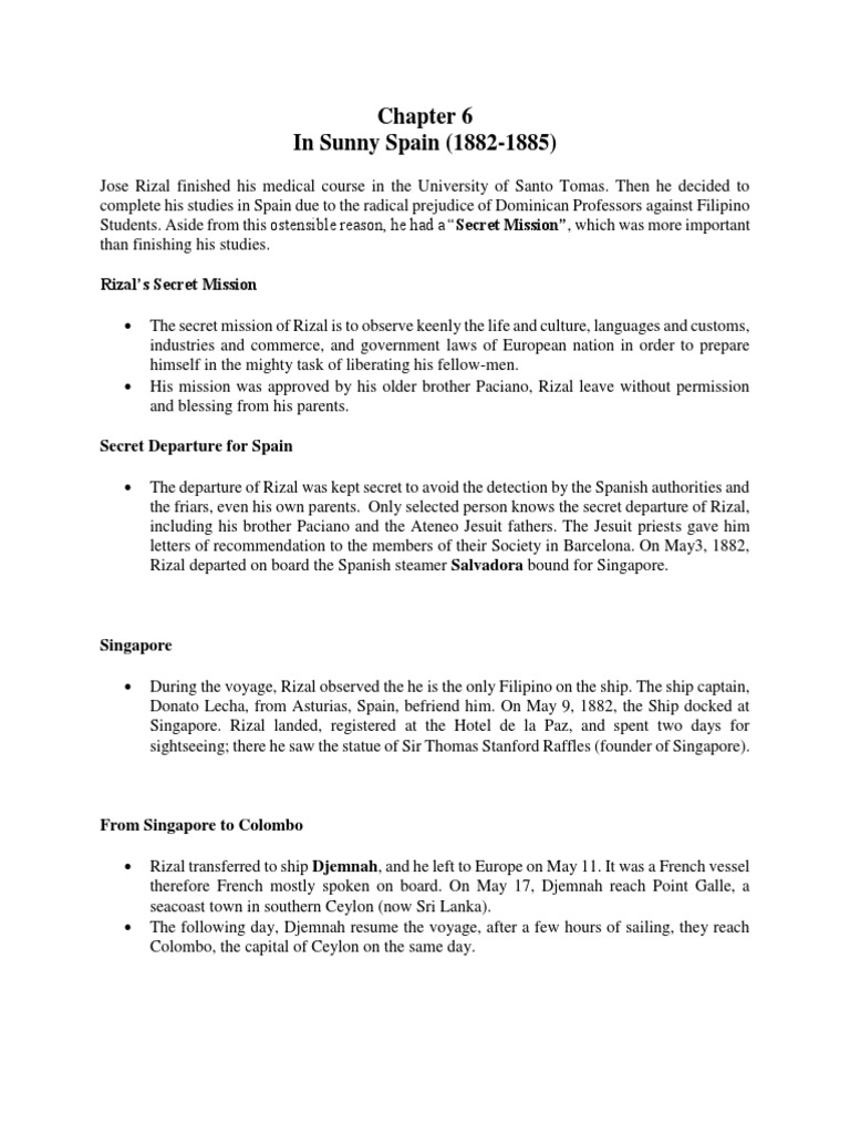 Chapter 6 in Sunny Spain | PDF