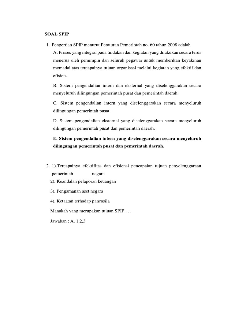 Soal Pbak | PDF
