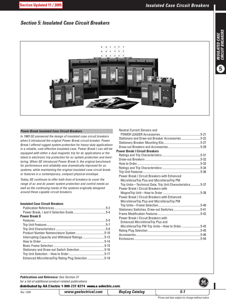 Power Break I y Ii PDF | PDF | Root Mean Square | Switch