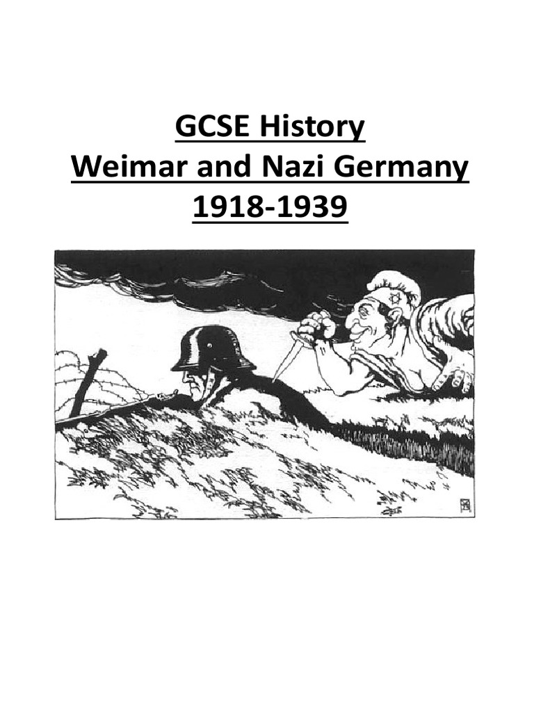 Weimer and Nazi Germany Revision Booklet | PDF | Nazi Party | Nazi Germany