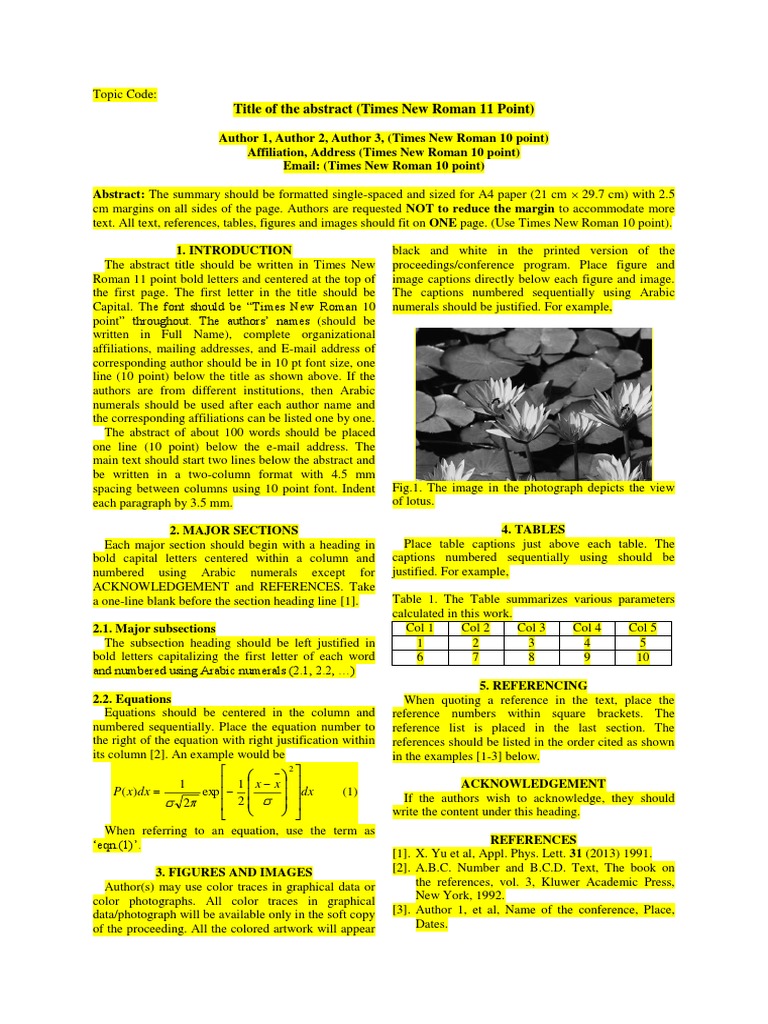 Templete For Abstract ICMAGMA-2018 | PDF | Times New Roman | Email Address