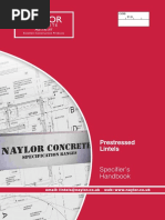 Naylor Lintels | PDF | Specification (Technical Standard) | Prestressed ...