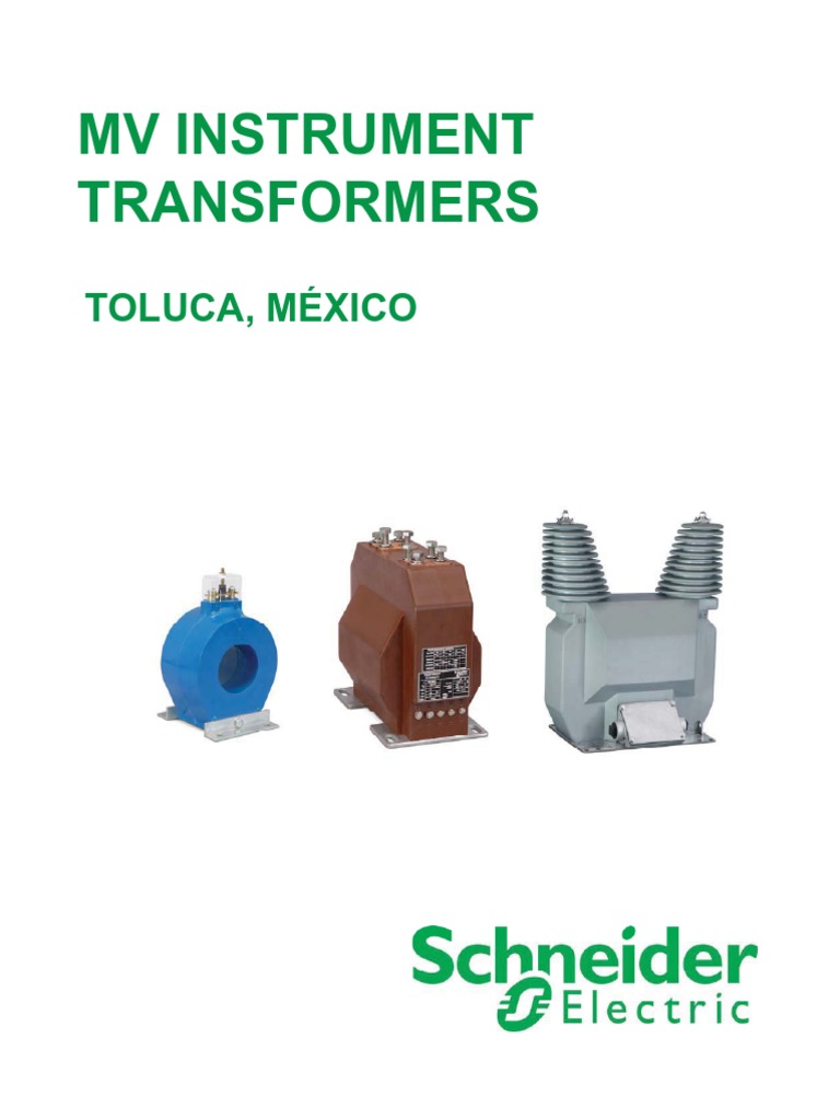 MV Instrument Transformers Mexico PDF | PDF | Transformador ...