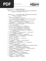 Grammar Quiz Unit 3 (3-3) Group B | PDF | Grammar | Linguistics