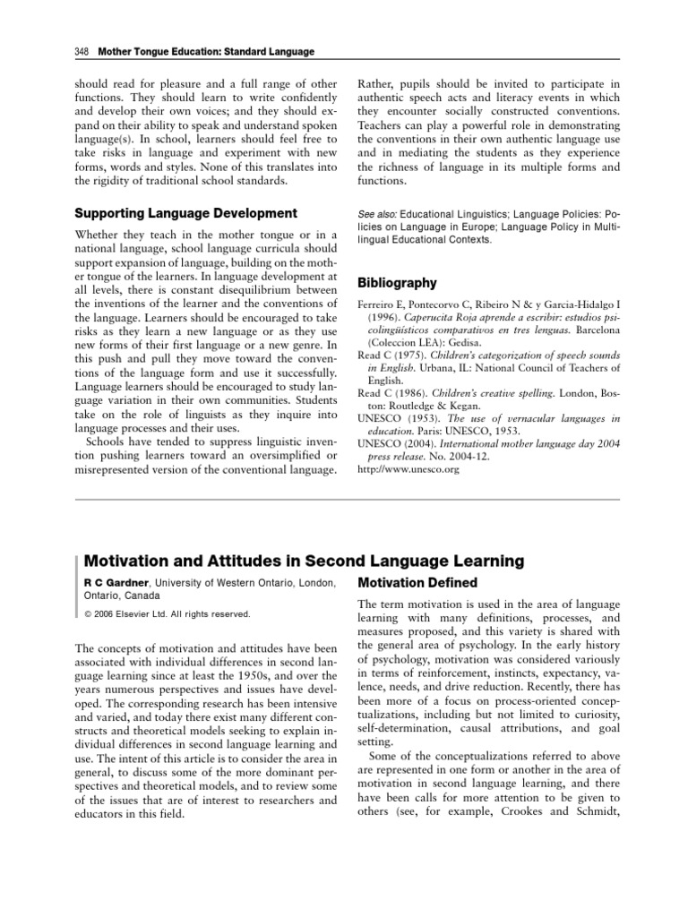 Gardner, R. - Motivation and Attitudes in Second Language Learning ...