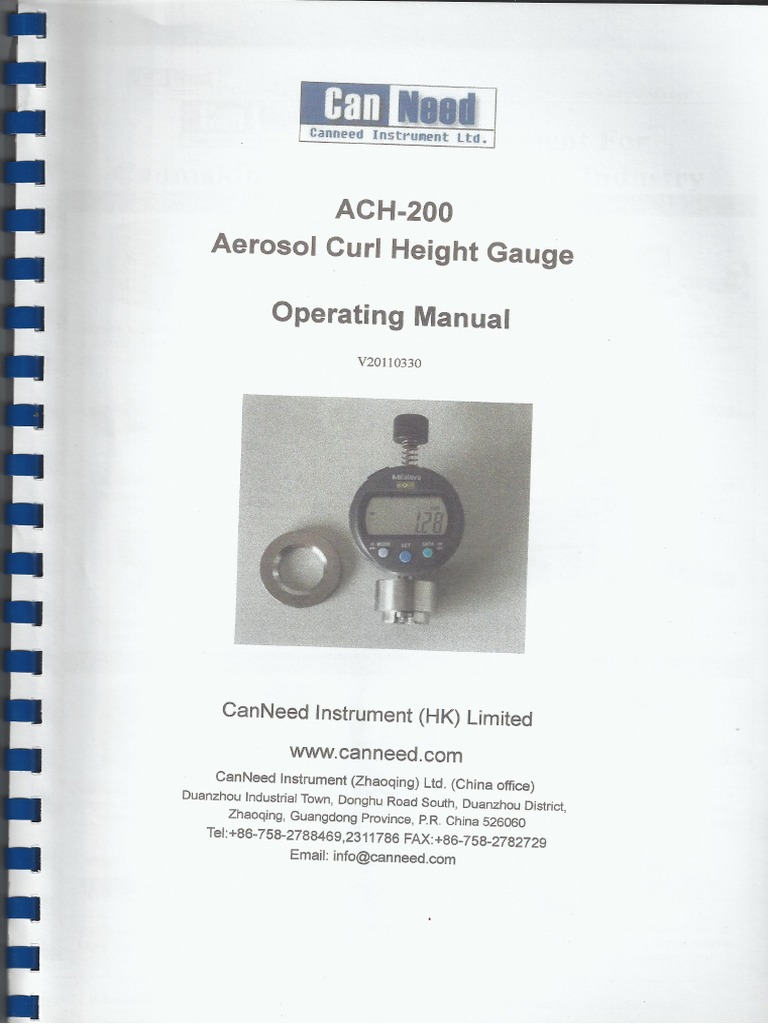Boxal ACH-200 | PDF