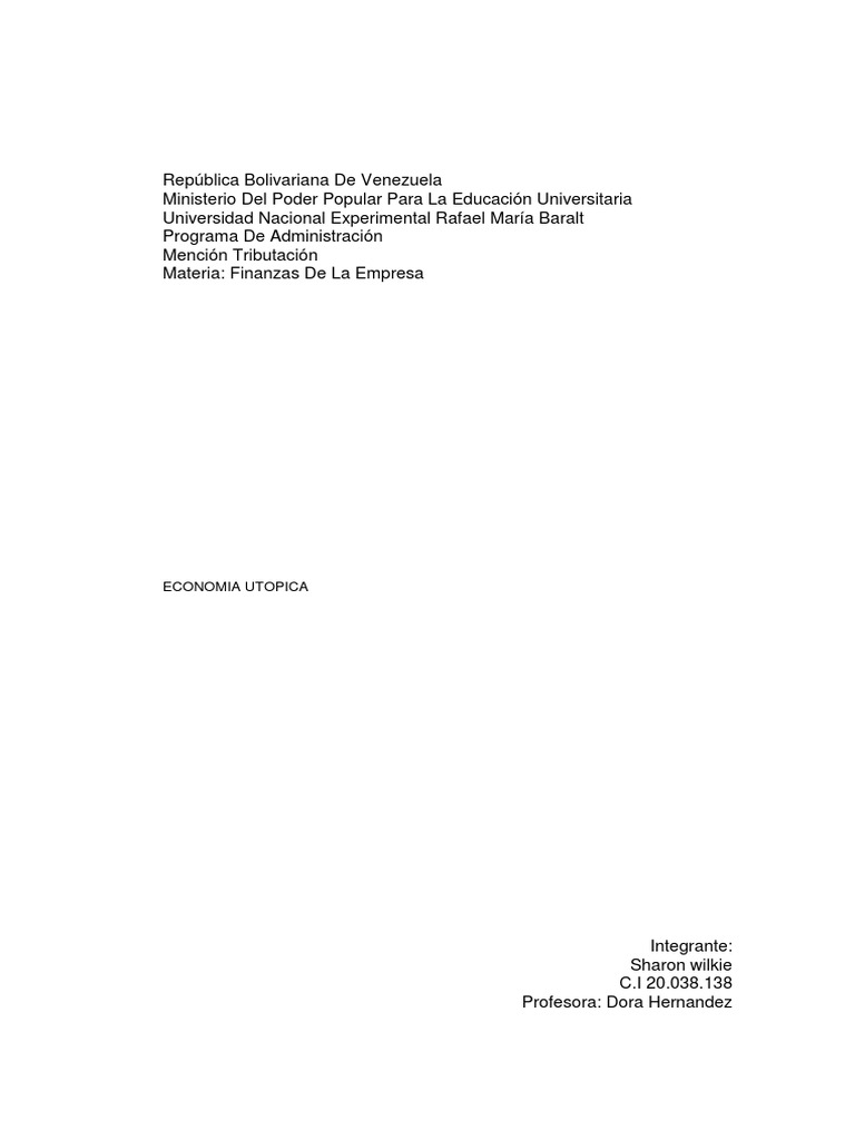 Economia Utopica | Descargar gratis PDF | utopía | Pobreza Economia Utopica | Descargar gratis PDF | utopía | Pobreza