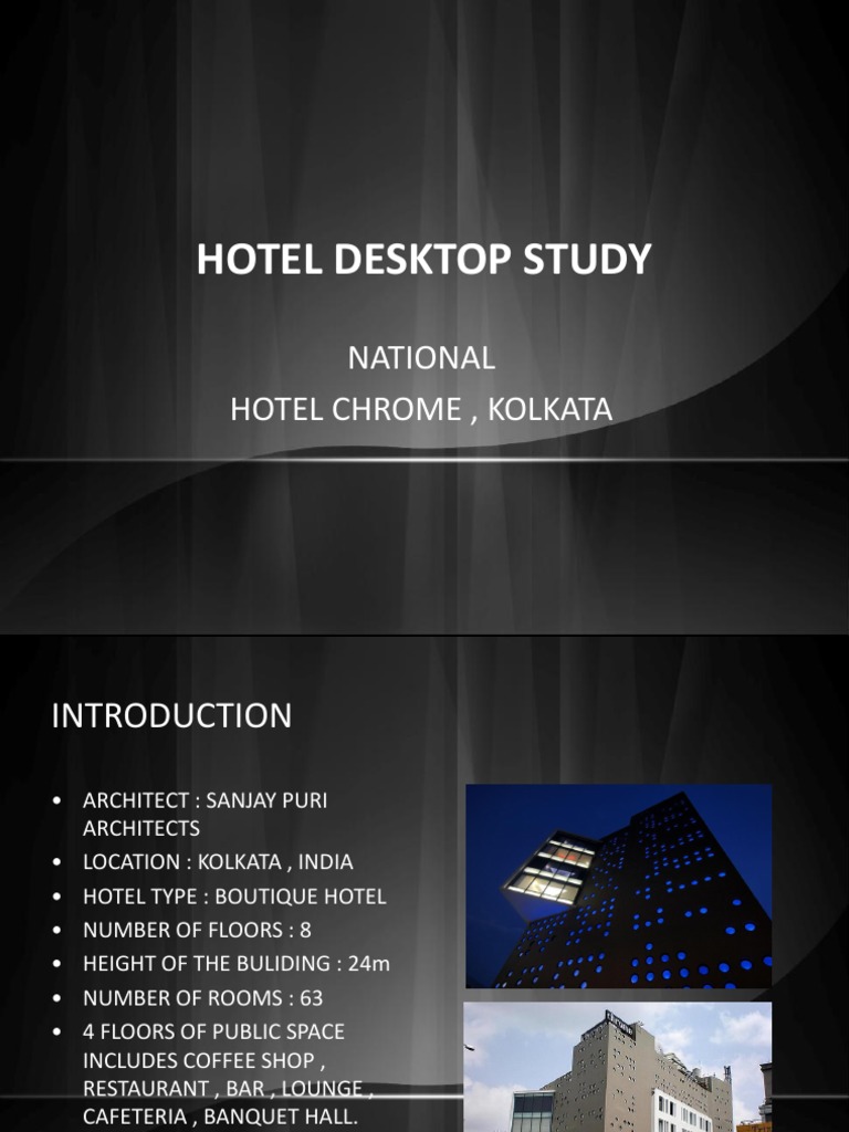 Hotel Chrome, Kolokata | PDF | Hotel | Architectural Elements