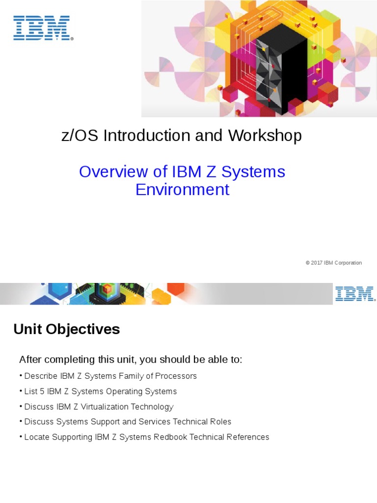 01 Z System | PDF | Mainframe Computer | Operating System