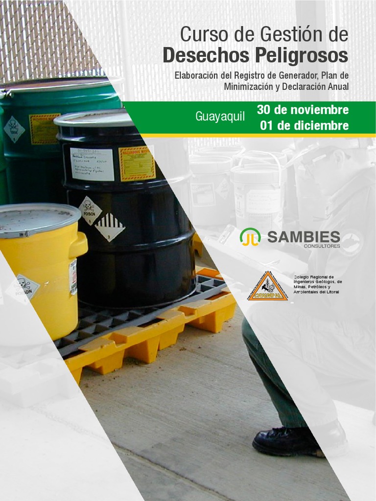Curso de Gestión de Desechos Peligrosos | PDF | Residuos | Business