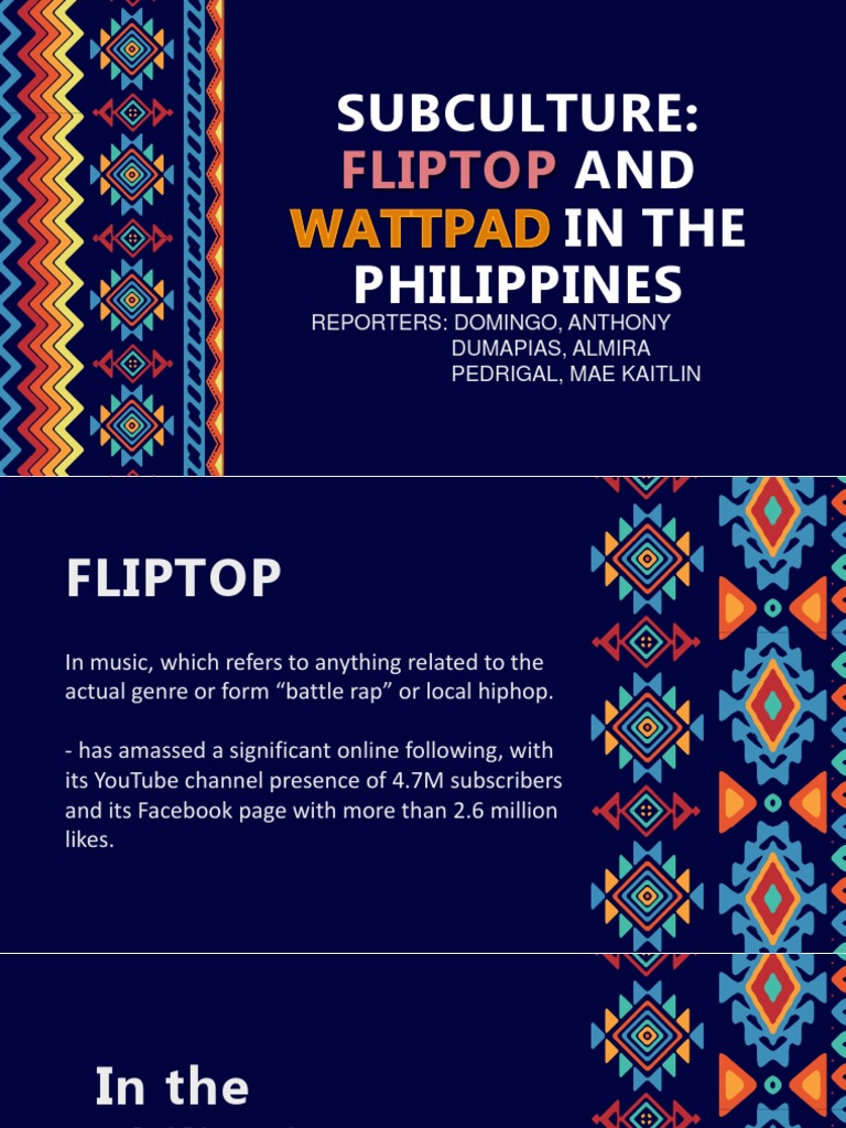 Pop Culture Group 7 FlipTop | PDF | Urban Street Dance And Music | Mass Media