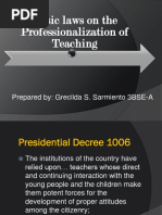 Republic Act No. 7836: Philippine Teachers Professionalization Act of ...
