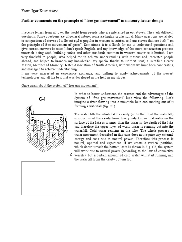 Free Gas Principle | PDF | Stove | Gases