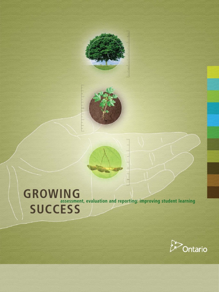 Growing Success Document | Educational Assessment | Teachers