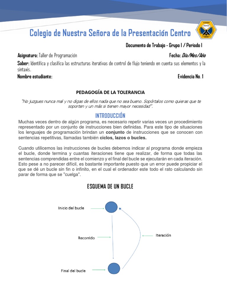 Introduccion Estructuras Iterativas | PDF | Algoritmos | Ingeniería ...