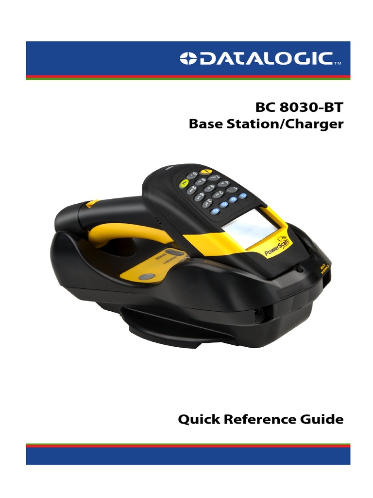 Powerscan BC8030-BT Base Quick Manual | PDF | Electrical Connector ...