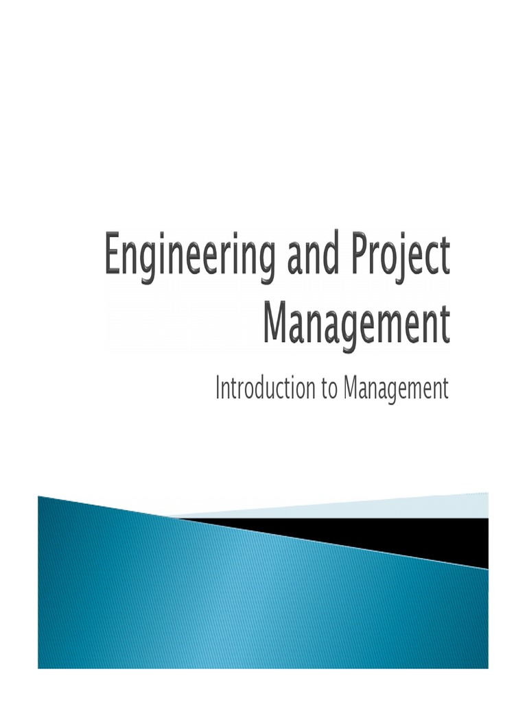 Engineering Management Basics | PDF | Decision Making | Engineering