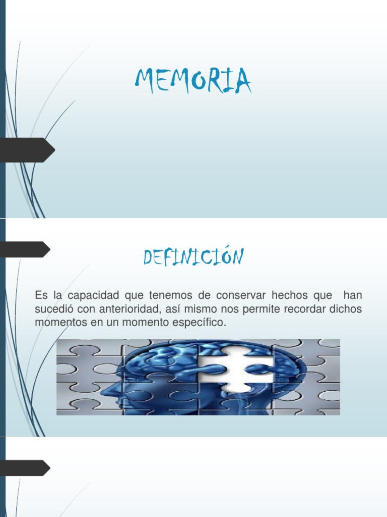 Memoria Amnesia Memoria