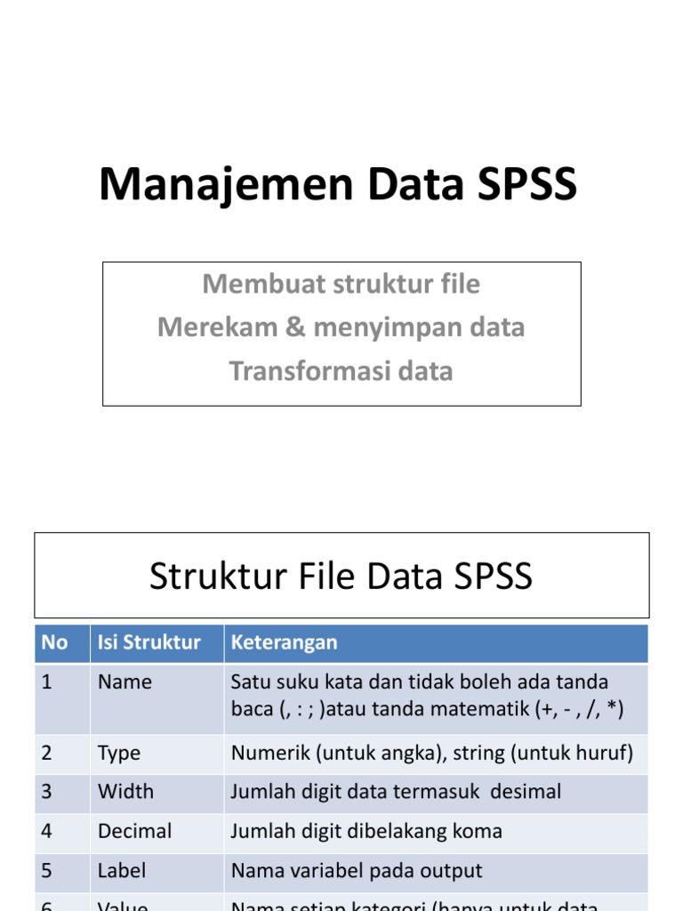 Panduan Dasar SPSS untuk Pemula | PDF | Teknologi & Rekayasa