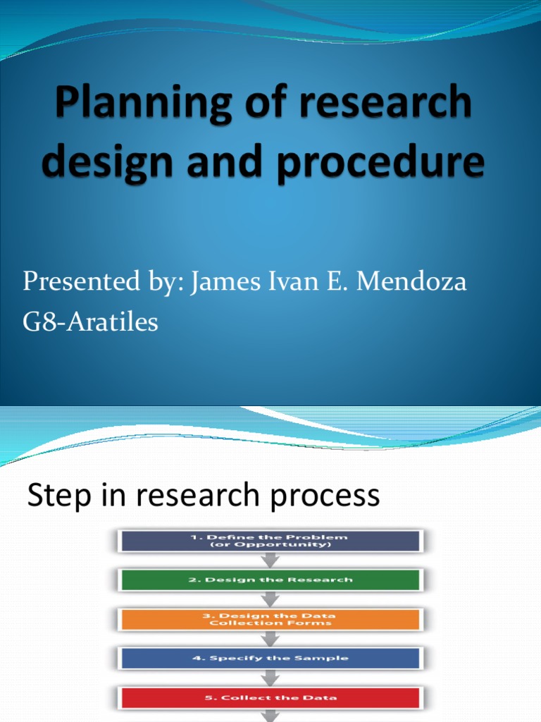 Planning of Research Design and Procedure | PDF | Research Design ...