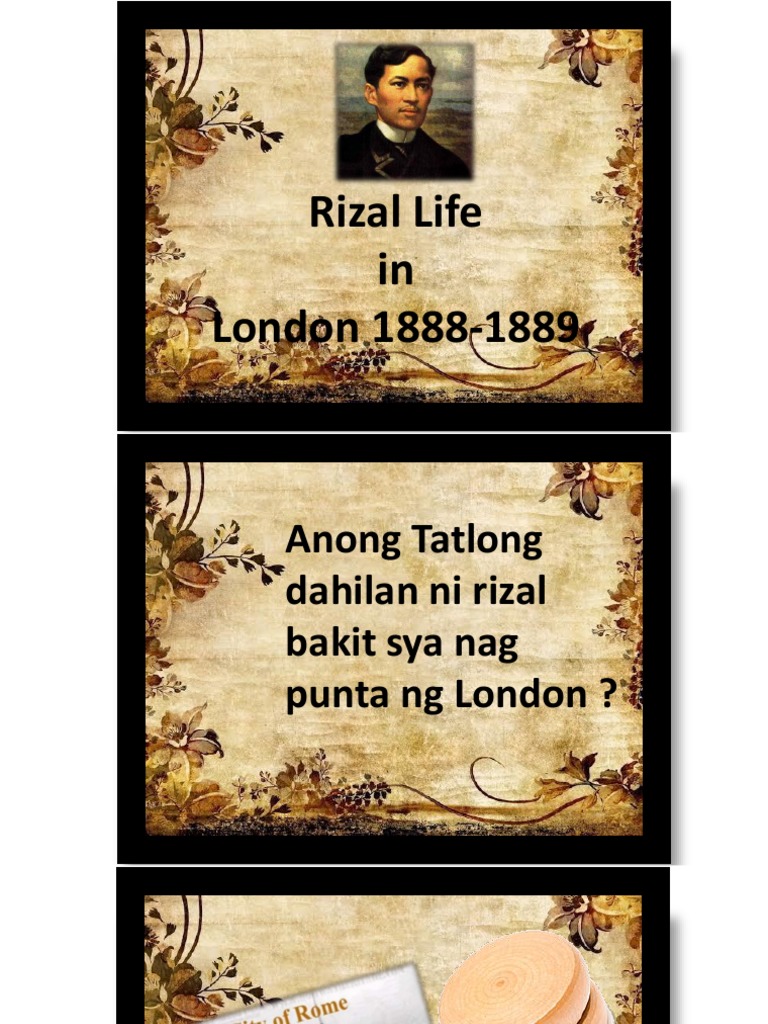 Rizal in London 1888-1889 | PDF