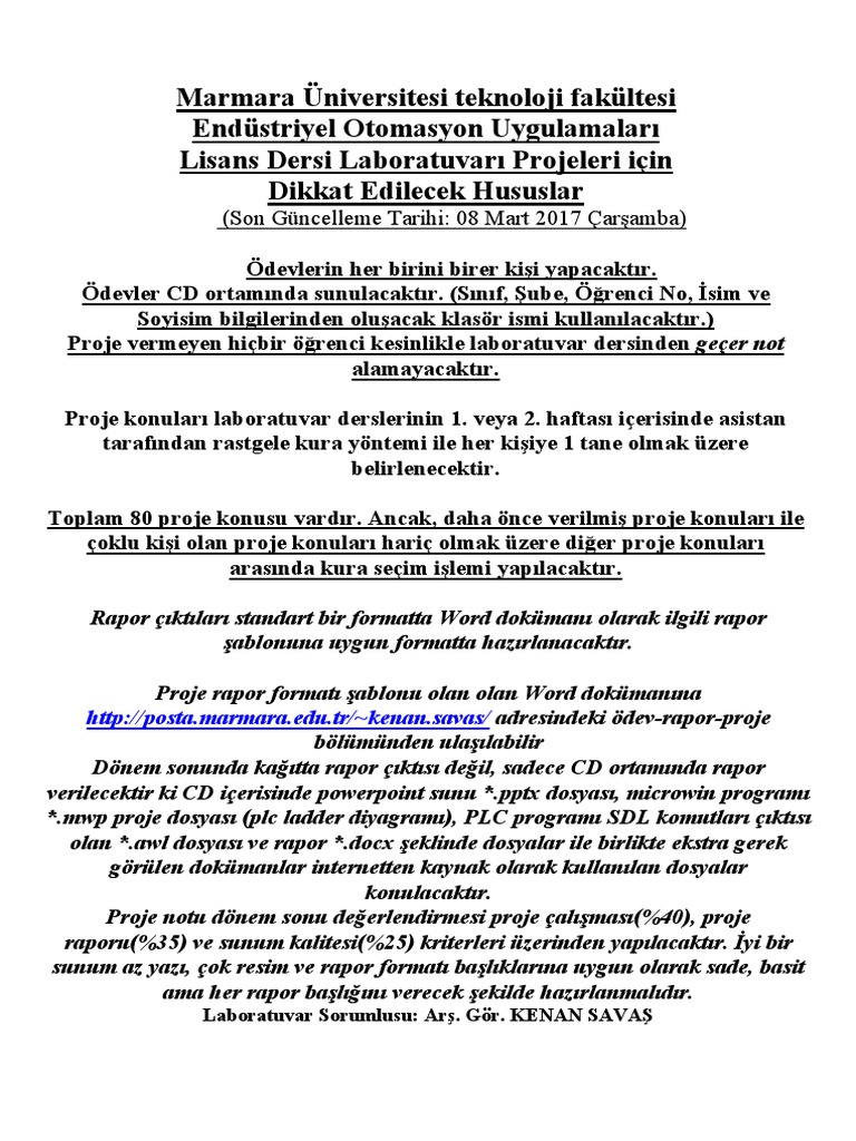 PLC Ornek Sorular 2019 PDF | PDF