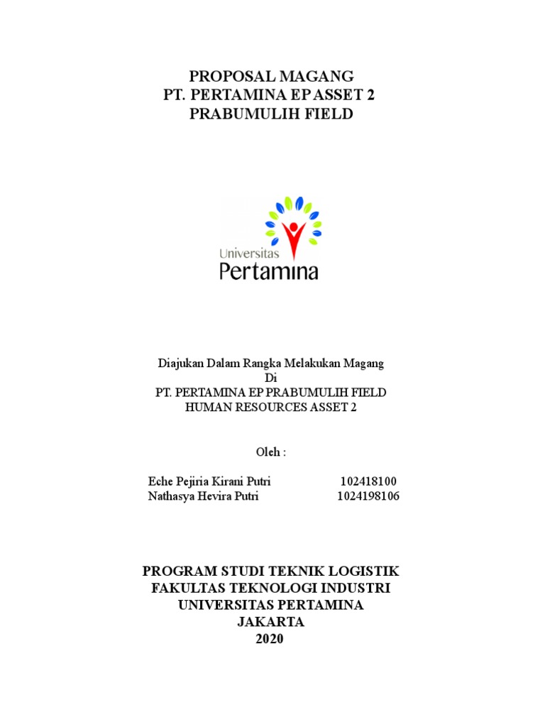 Proposal Magang | PDF