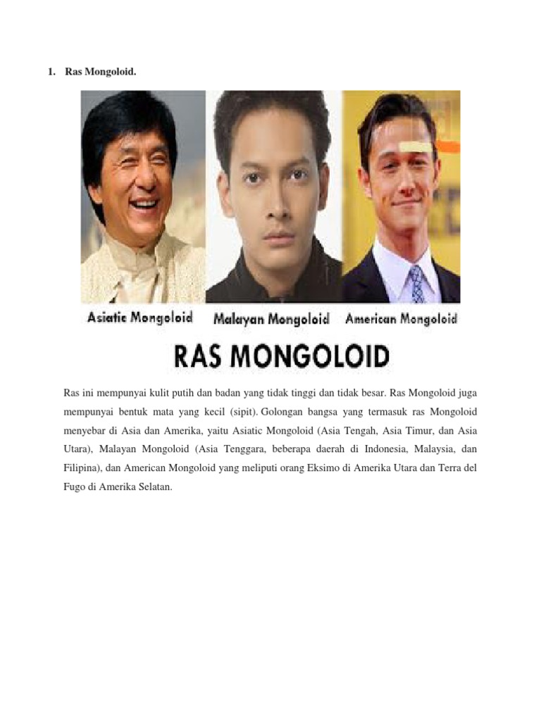 Ras Mongoloid | PDF