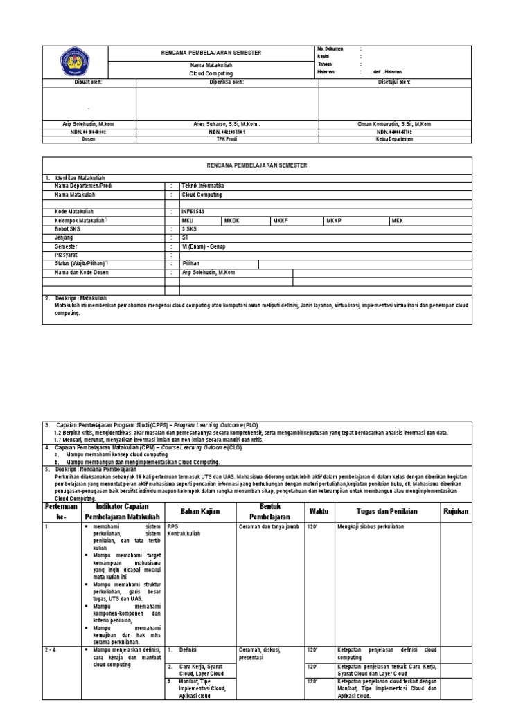 RPS Cloud Computing - Arip Solehudin | PDF