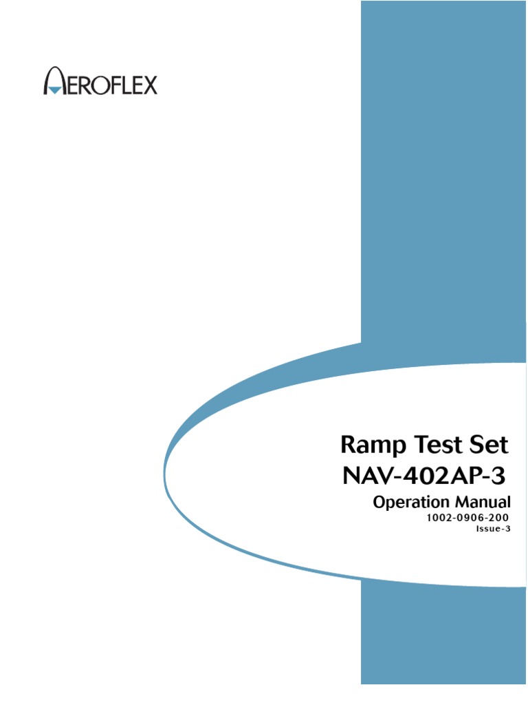 IFR Nav-402ap User Manual | PDF | Electromagnetic Interference | Telecommunications Engineering