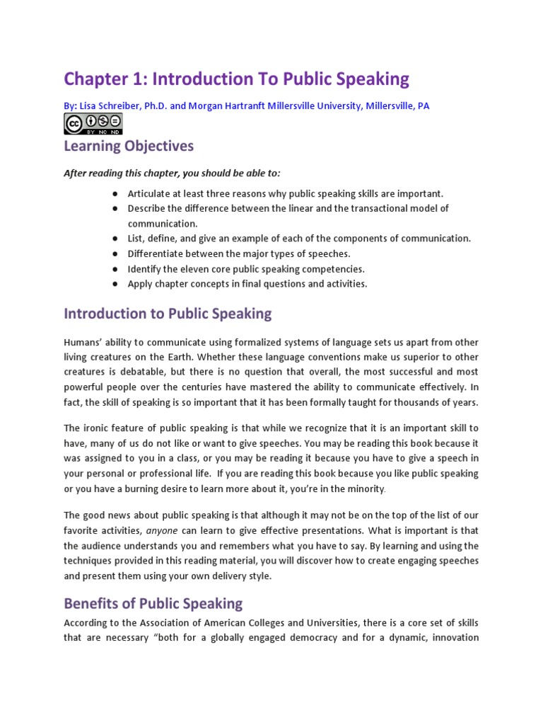 Mastering Public Speaking: An Introduction to the Fundamentals of ...