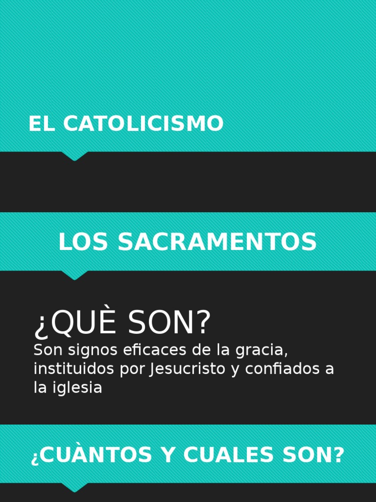 El Catolicismo | PDF | Confirmación | Iglesia Católica