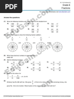 Class 4 Fractions: Answer The Questions | PDF | Fraction (Mathematics ...