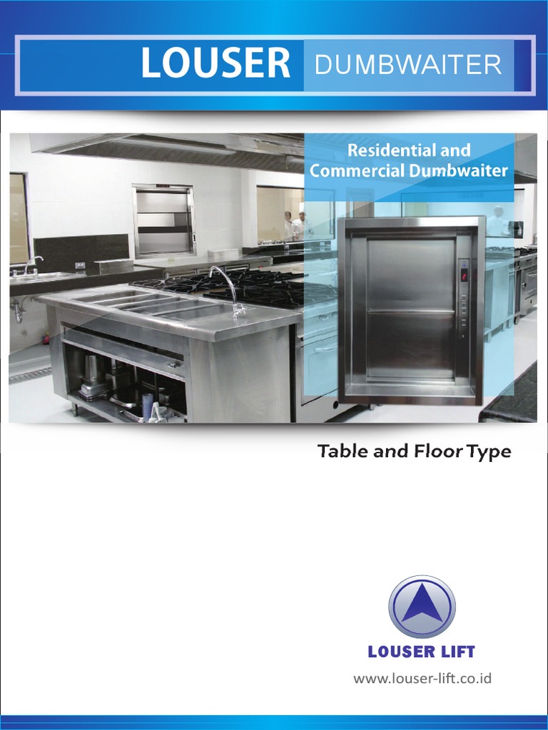 Dumbwaiter Louser Brochure | PDF | Elevator | Electrical Engineering