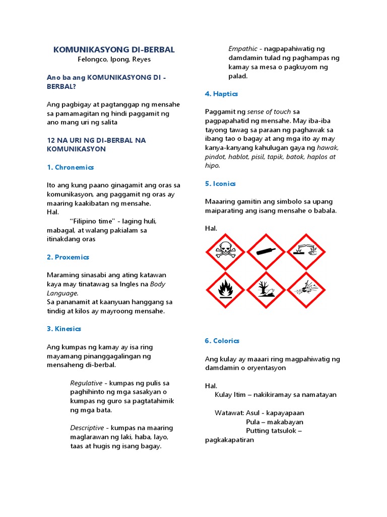 Di Berbal - Diskurso | PDF
