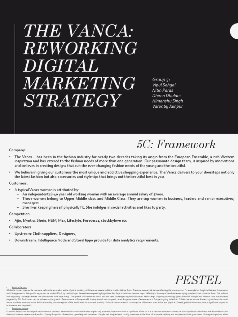 The Vanca Group 5 | PDF | E Commerce | Economic Growth