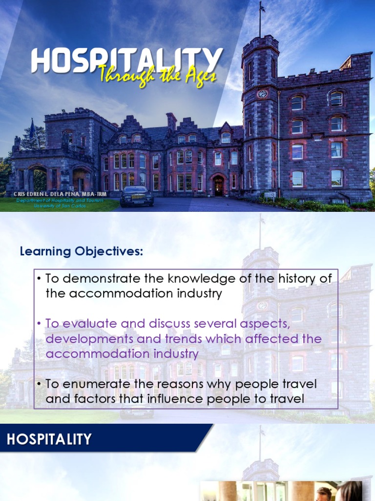 History of Accommodation Industry | PDF | Inn | Hotel