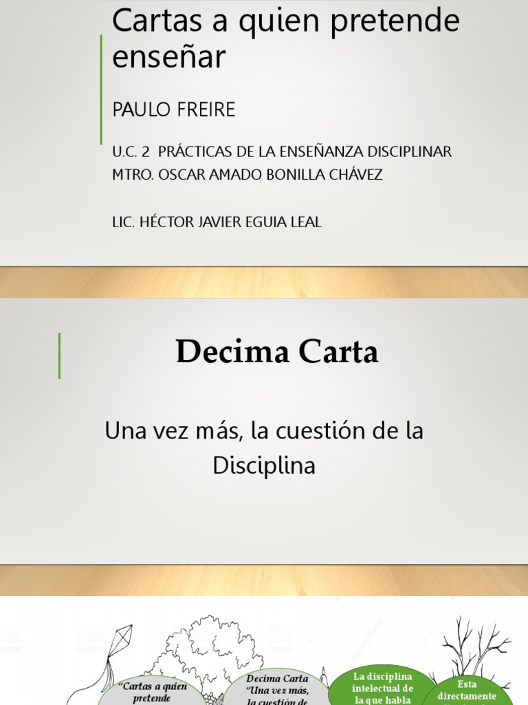 Cartas A Quien Pretende Enseñar | PDF