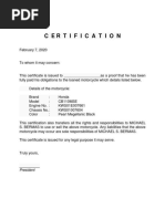 Certificate of Full Payment Sample | PDF | Debt | Liability (Financial ...