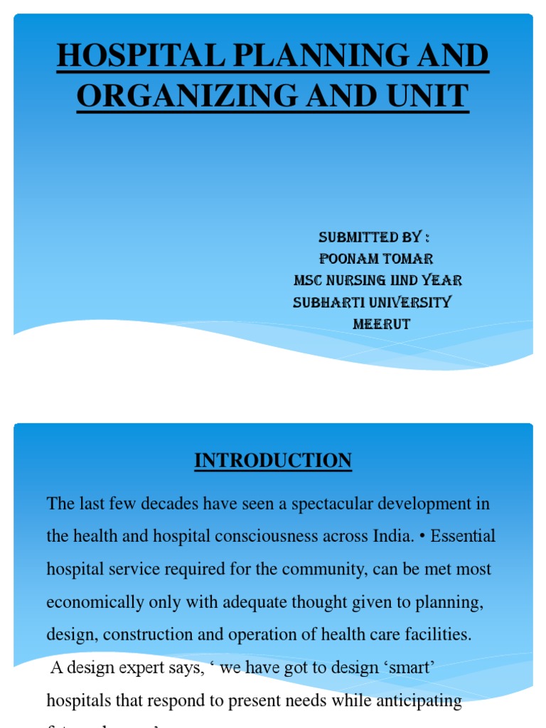 Hospital Planning | PDF | Hospital | Health Care