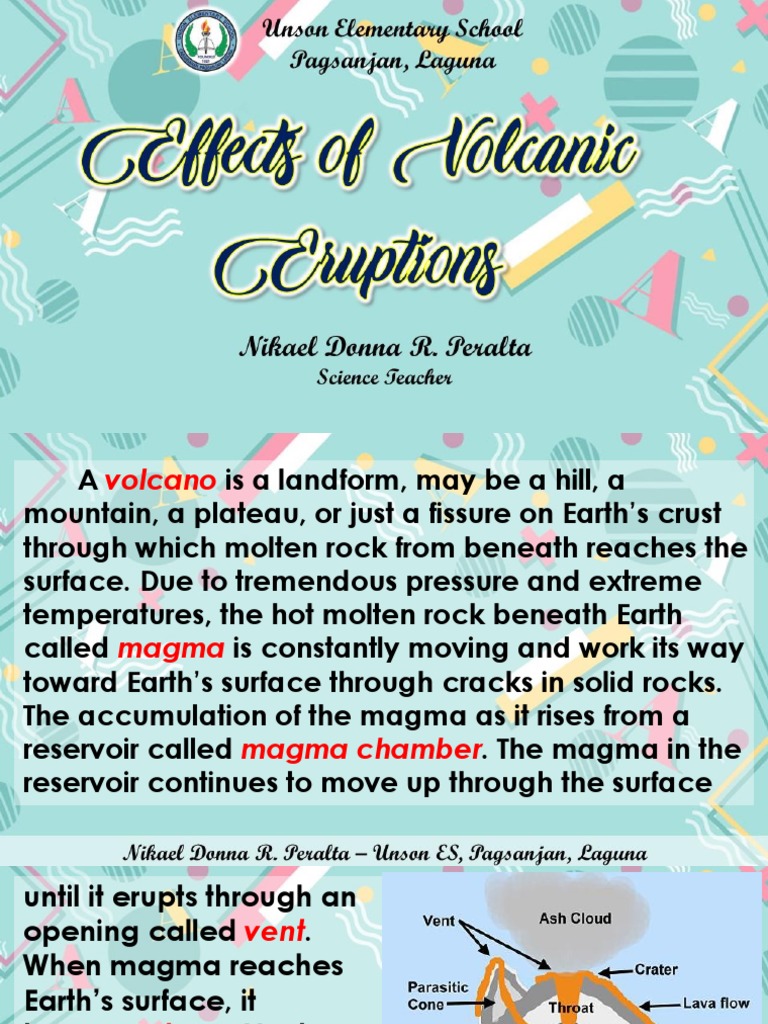 Effects of Volcanic Eruptions Explained | PDF | Volcano | Lava