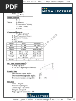 TGMT Revision Guide Higher | PDF | Area | Quadratic Equation