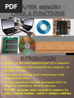 Notes Memory PDF | PDF | Random Access Memory | Read Only Memory