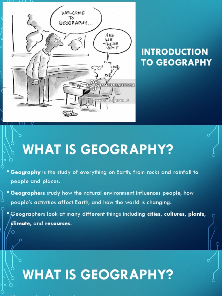 Introduction To Geography | PDF | Geography | Longitude