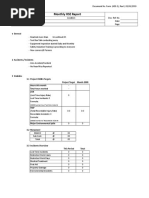 HSE Daily Report Form | PDF | Safety | Prevention